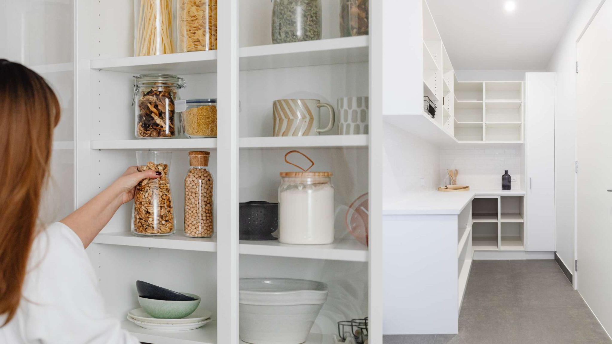 Deciding Between Walk-In Pantries and Cabinet Storage - Royal Palm Closet